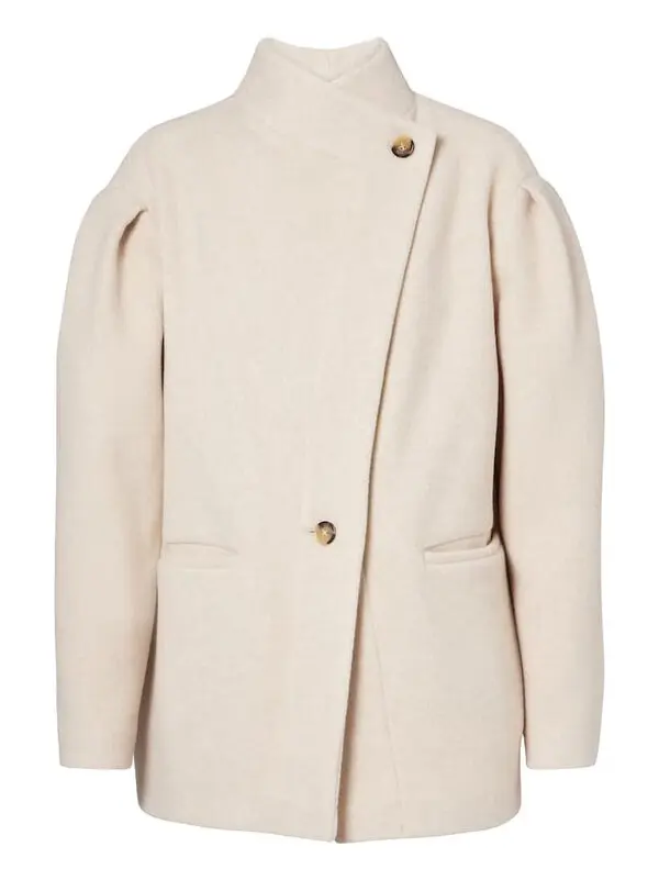 Isabel Marant Wool-blend Jacket - White