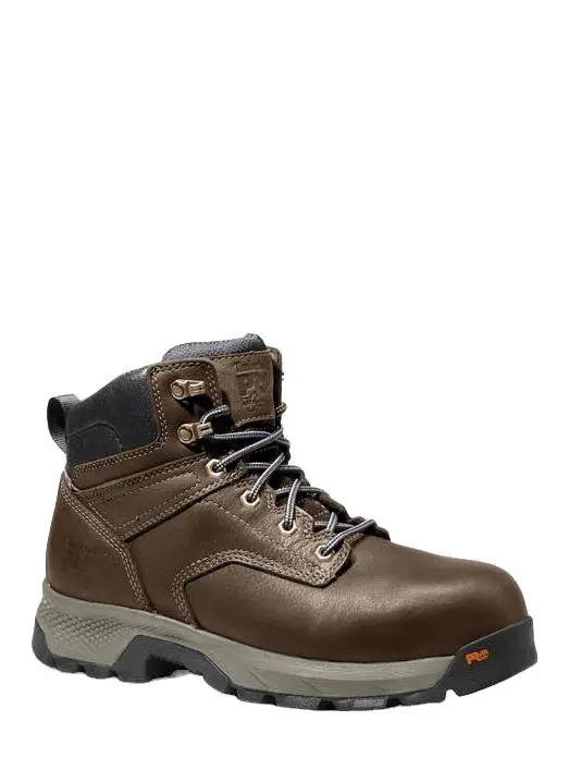 Timberland 6" Titan Ev Waterproof Composite Toe Work Boot - Brown