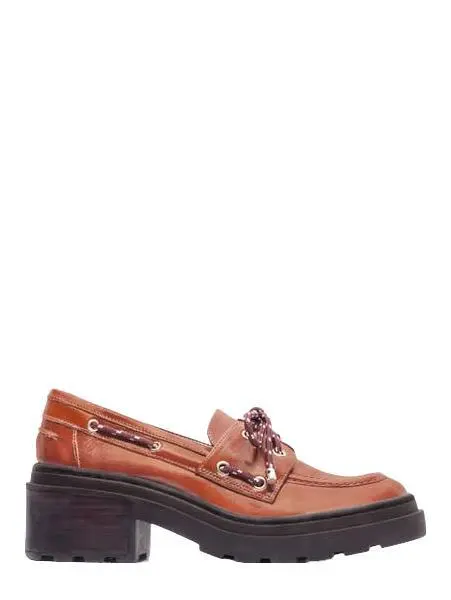 Bernardo Nico Boat Loafer - Cognac