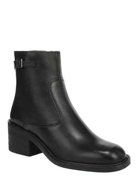 Franco Sarto Nylea Leather Bootie - Black