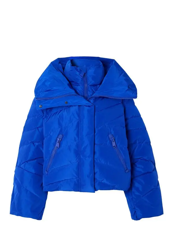 Goldbergh Liora Quilted Recycled Down Ski Jacket - Blue