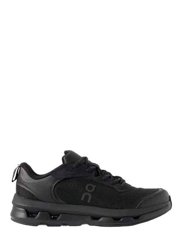 On Zendaya Cloudzone Moon Rubber-trimmed Mesh Sneakers - Black