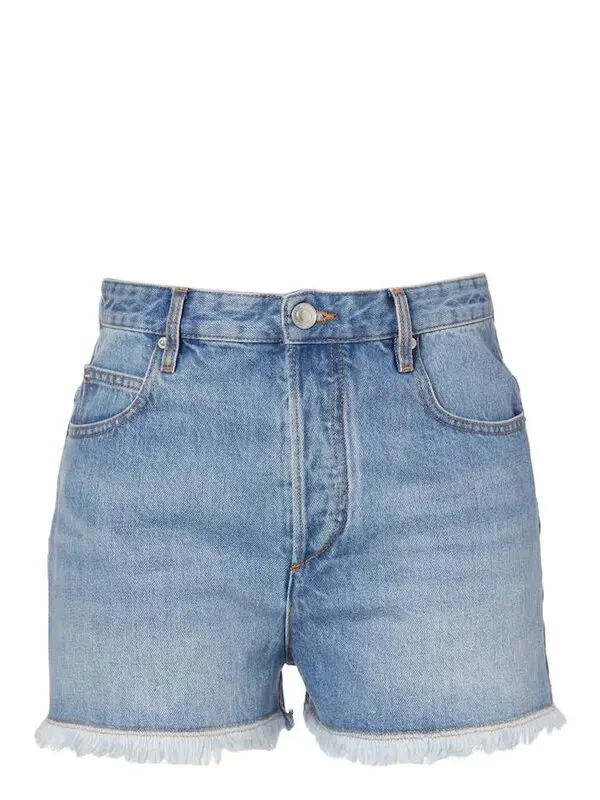 Isabel Marant Étoile Lesia High-rise Denim Shorts - Blue