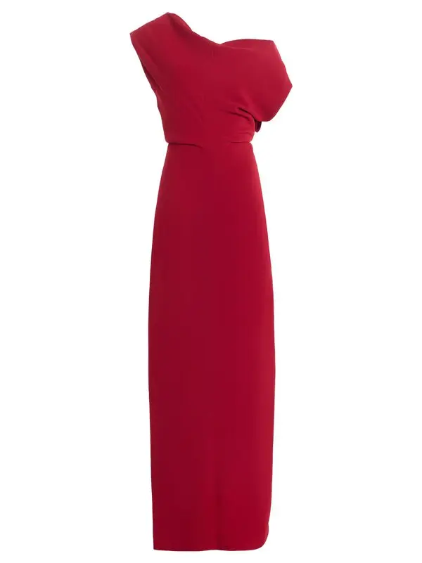 Proenza Schouler Rosina Double-crepe Maxi Dress - Red