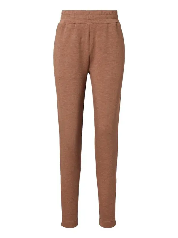 Varley The Slim Zip 29.5" Sweatpants - Brown