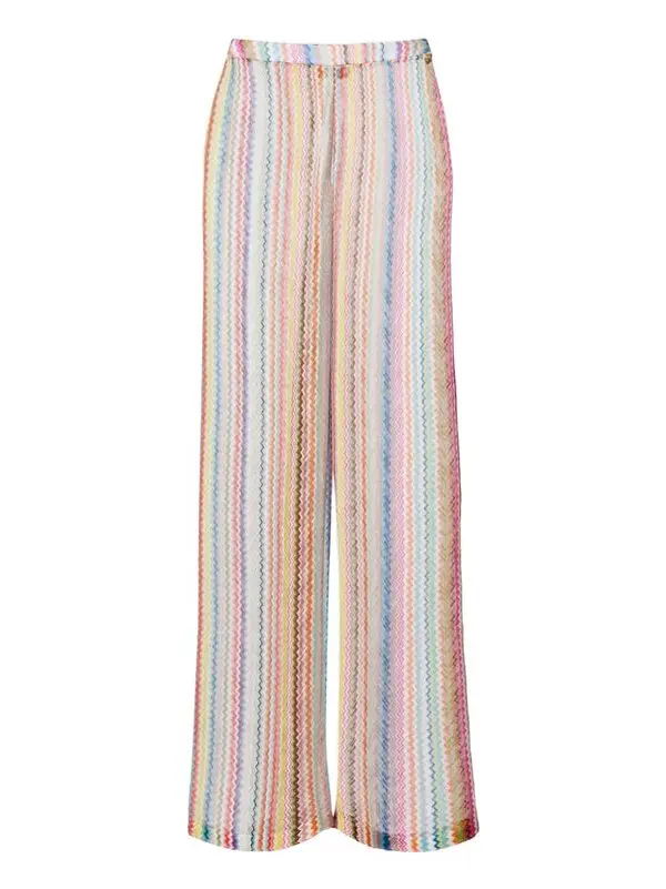 Missoni Zigzag Palazzo Pants - Multicoloured