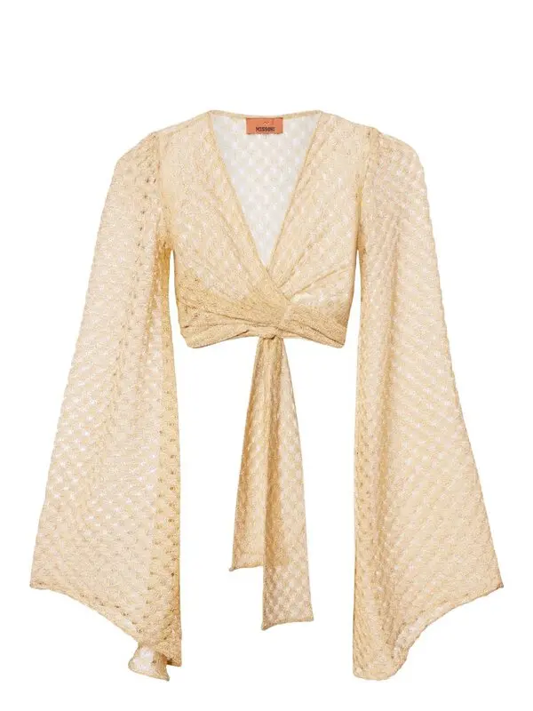 Missoni Lame Crop Top - Gold