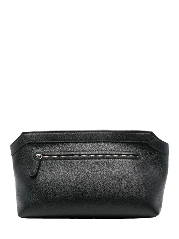 THE ROW Terrasse Leather Pouch - Black