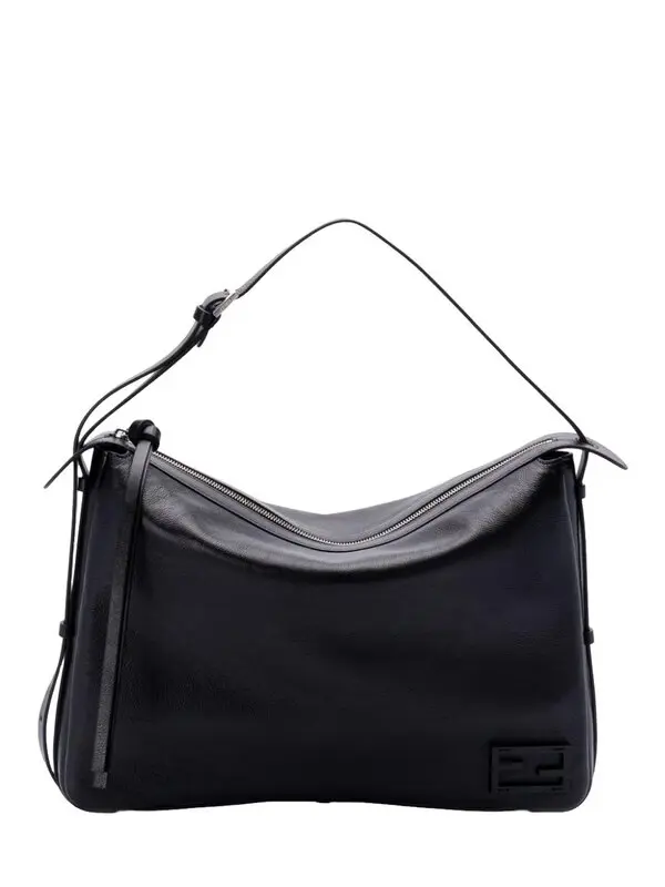 Fendi Large Shoulder Bag - Black