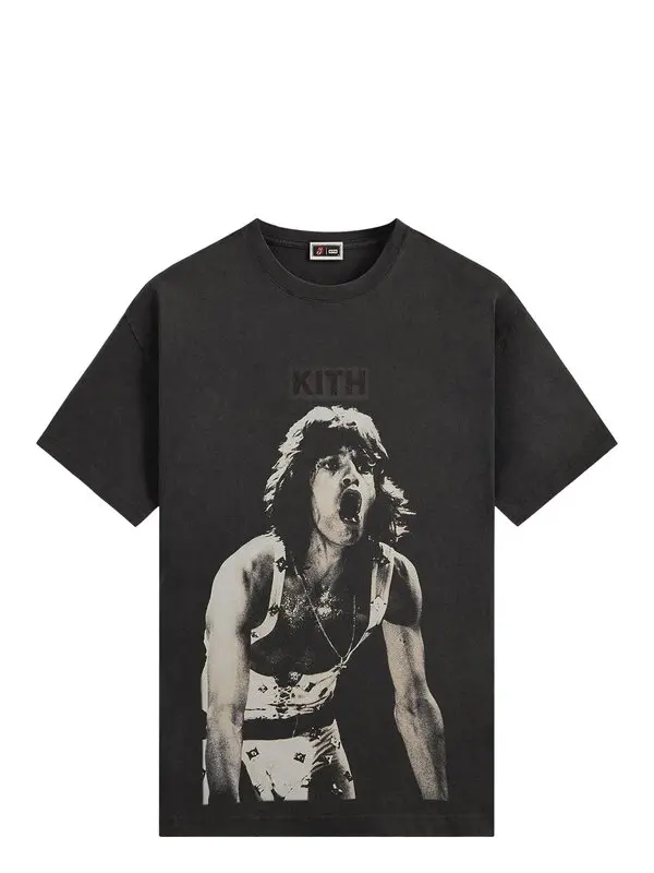 Kith For The Rolling Stones Mick Jagger Concert Tee - Black