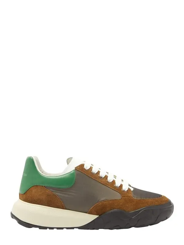 Alexander McQueen Oversized Court Trainer - Brown