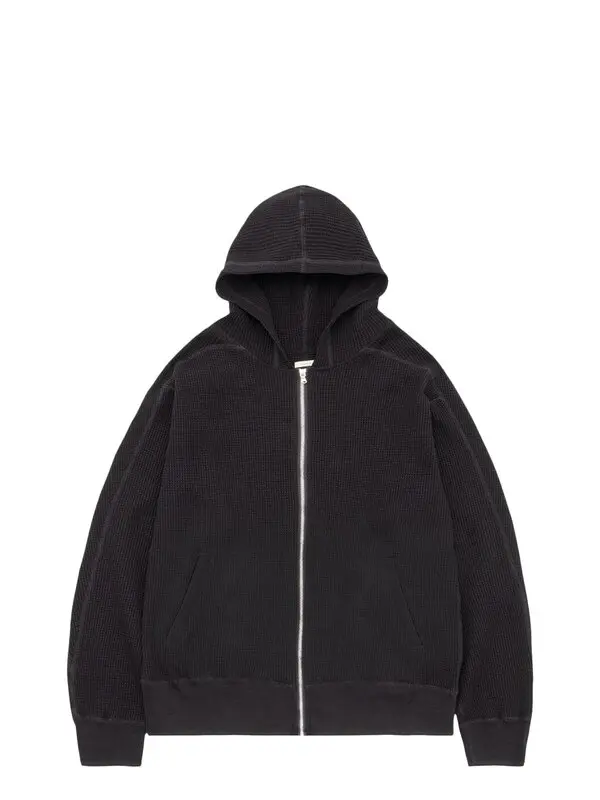 Nanamica Zip-up Thermal Hoodie - Black