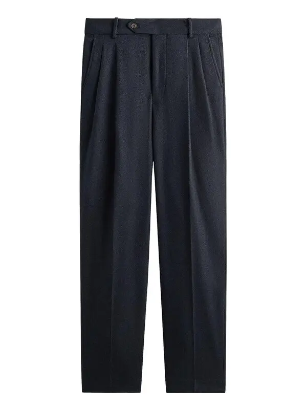 Kith Wool Twill Kylan Pleated Trouser - Black