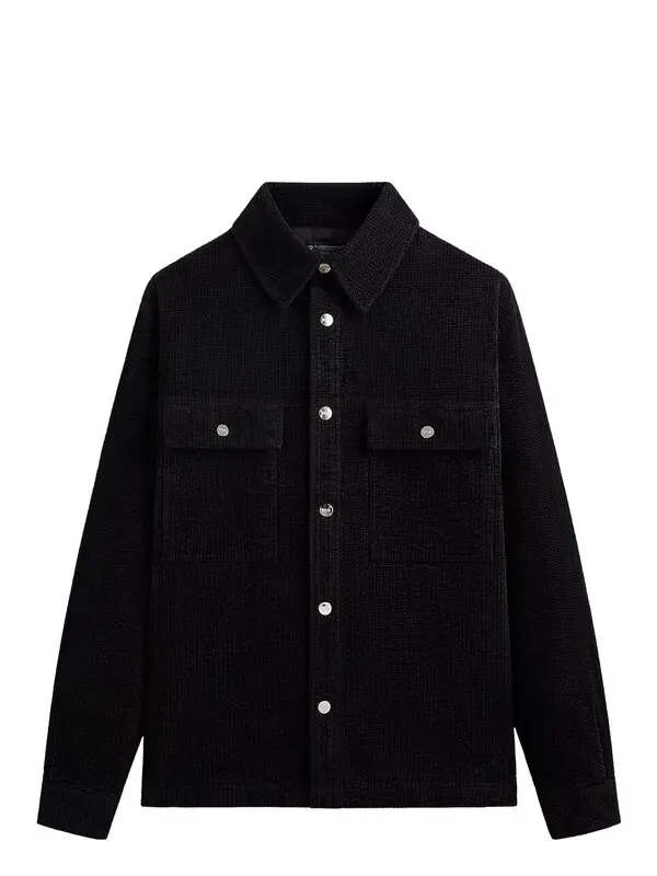 Kith Chenille Ripstop Ace Shirt Jacket - Black