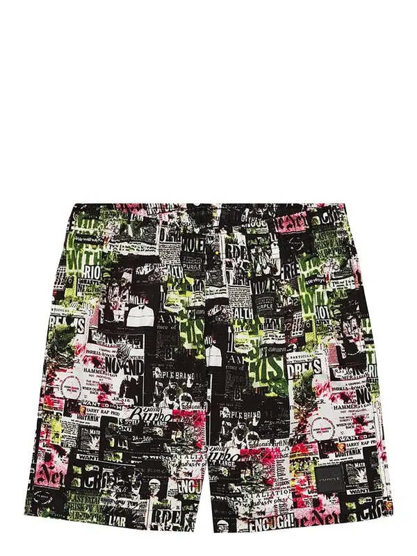 PURPLE BRAND All Round Printed Shorts - Multicolor