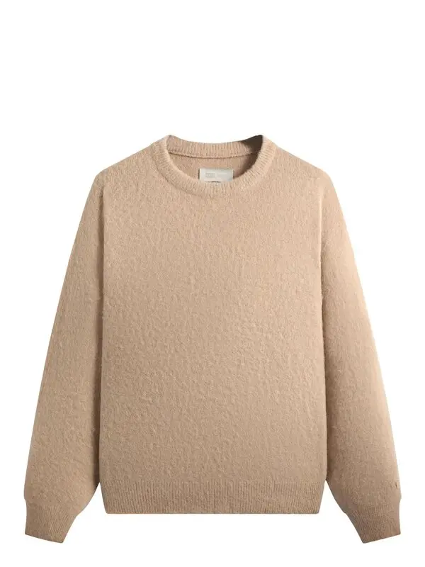 Kith 101 For Ssstein Wool Alpaca Knit Crewneck Pullover - Tan