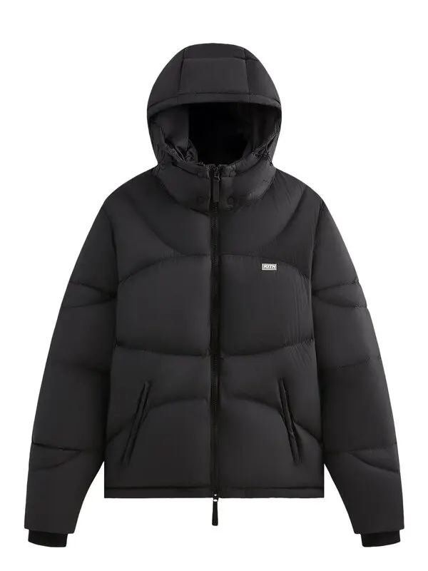 Kith Matte Stretch Taffeta Corey Puffer - Black