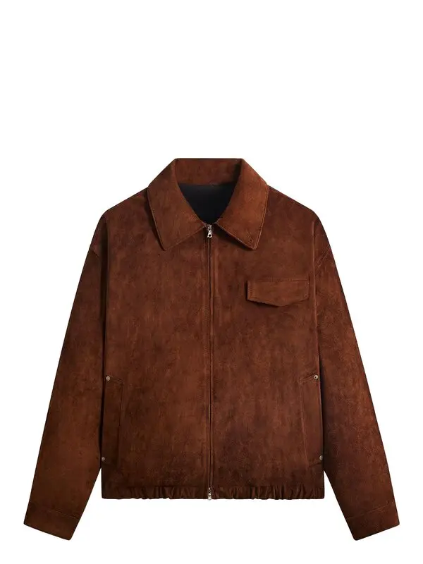 Kith 101 For Ssstein Suede Zip-up Jacket - Brown