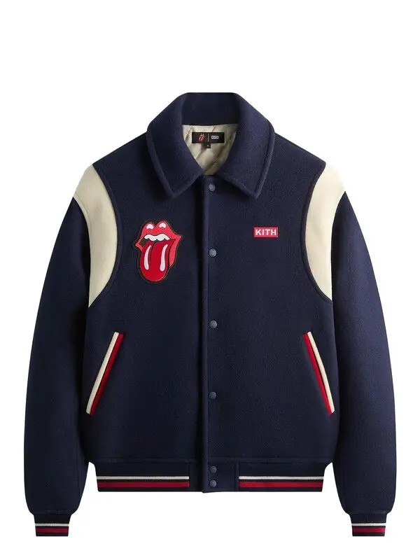 Kith Wool Varsity Jacket - Black