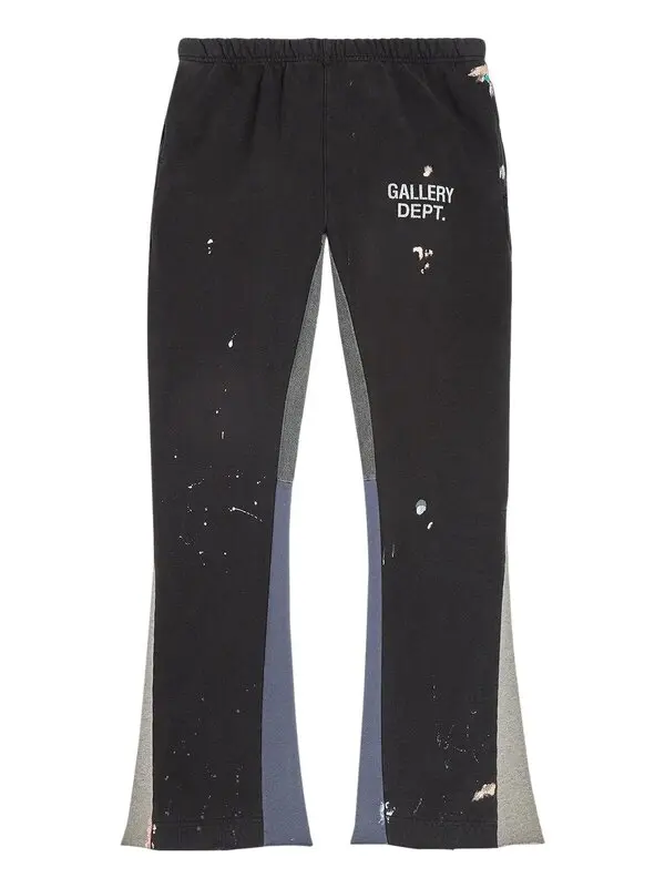 GALLERY DEPT. Gd Painted Flare Sweatpant - Black