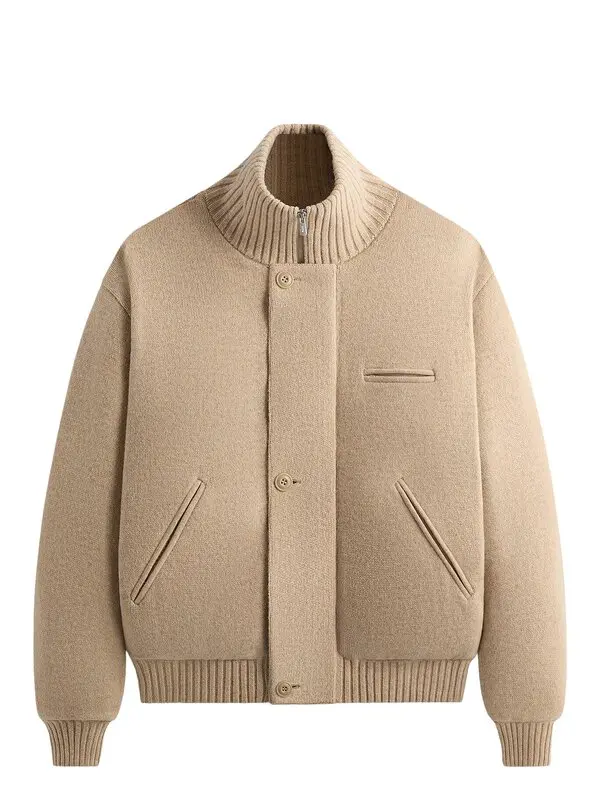 Kith Darwin Knit Puffer Jacket - Tan