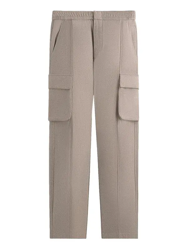 Kith Wool Twill Elias Pleated Cargo Pant - Tan