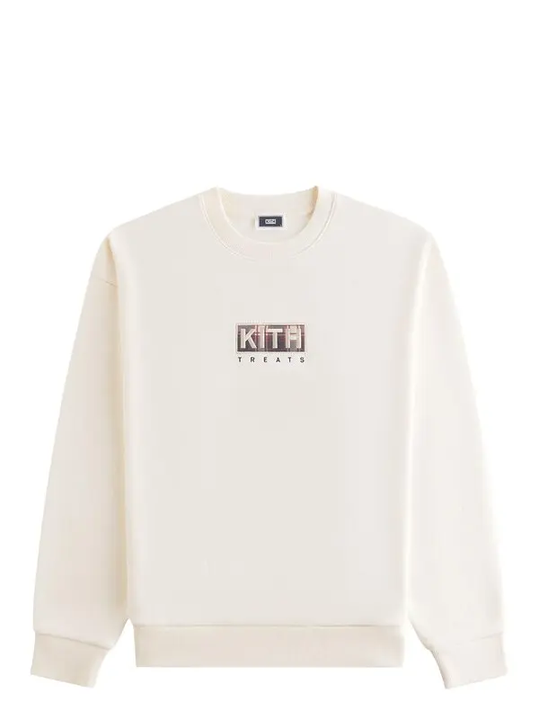 Kith Treats Plaid Logo Nelson Crewneck - Tan