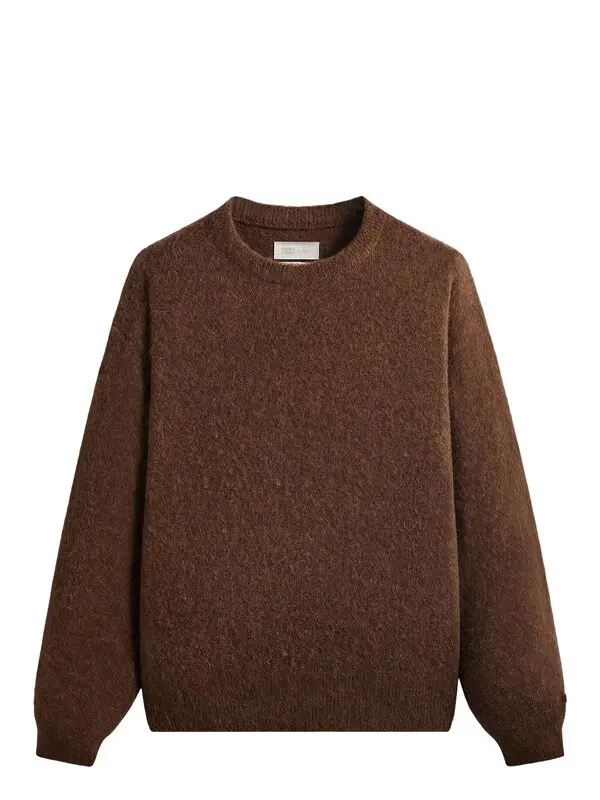 Kith Wool Alpaca Knit Crewneck Pullover - Brown