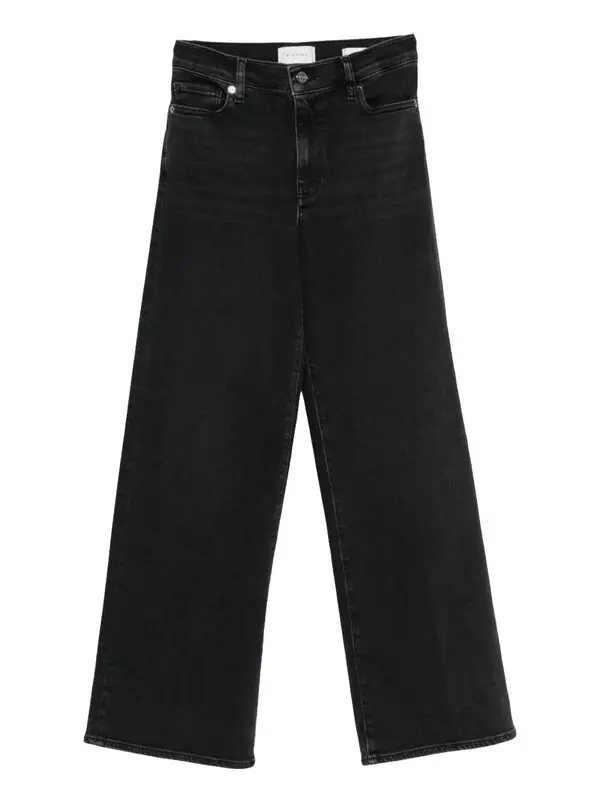 FRAME Wide Leg Jeans - Black