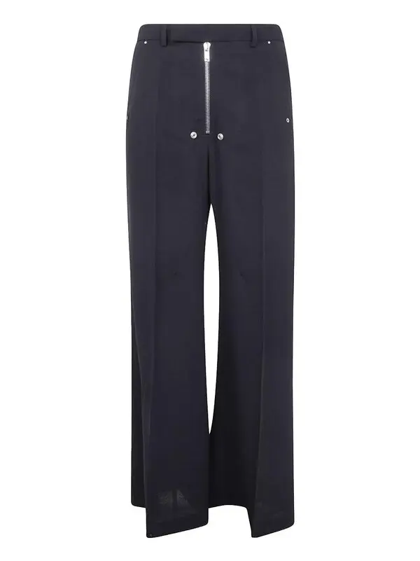 Rick Owens Wide Leg Trousers - Black