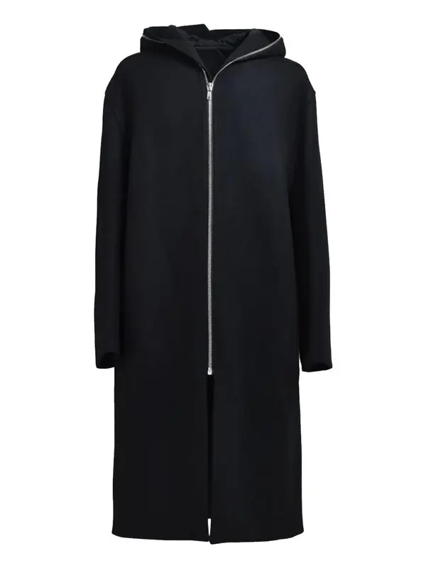 Rick Owens Long Coat - Black