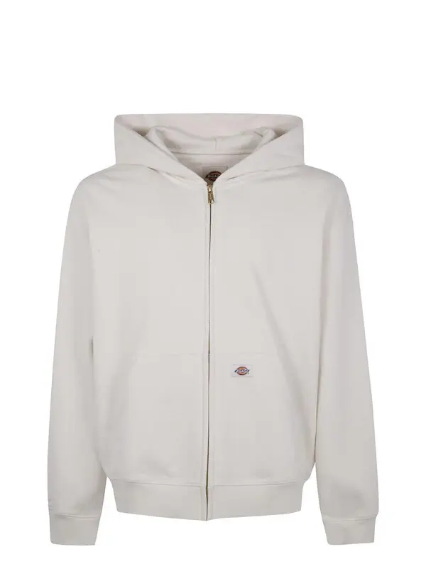 Dickies Full Zip Sweatshirt - White