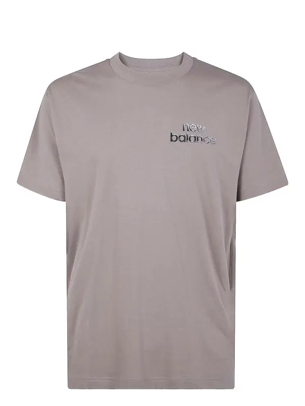 NEW BALANCE T-shirt - Mud