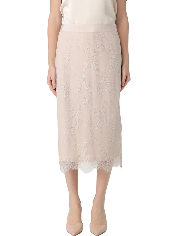 Liu Jo Midi Skirt - Beige