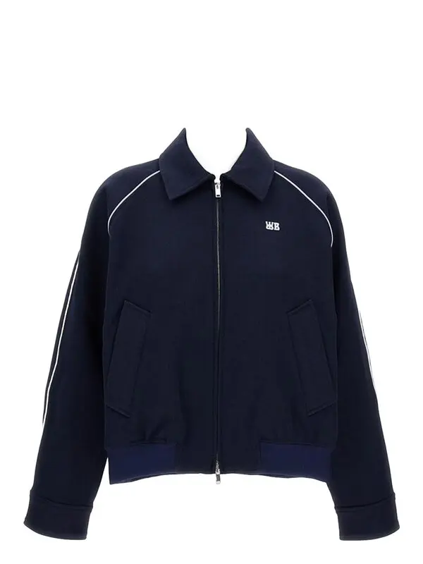 WALES BONNER Collared Jacket - Blue