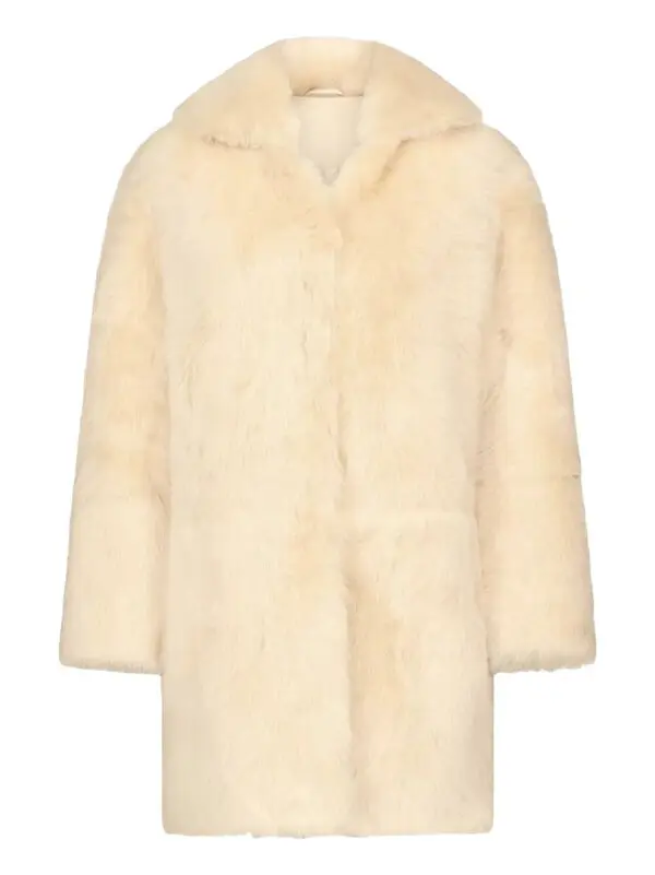 Loulou De Saison Fur Coat - Butter
