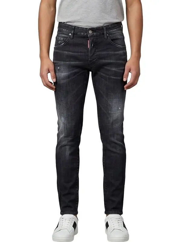 Dsquared2 Wash Distressed Jeans - Black