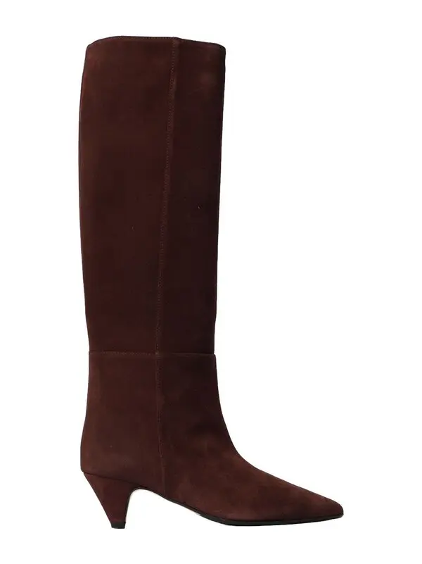 ANNA F. Boots - Burgundy