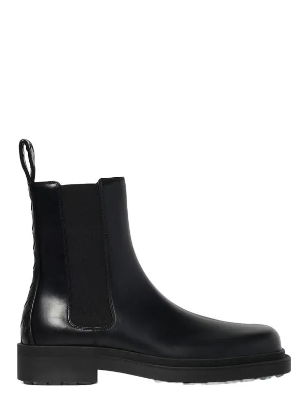 Bottega Veneta Leather Chelsea Boots - Black