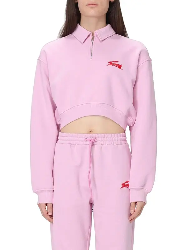 MSGM Cropped Sweatshirt - Pink