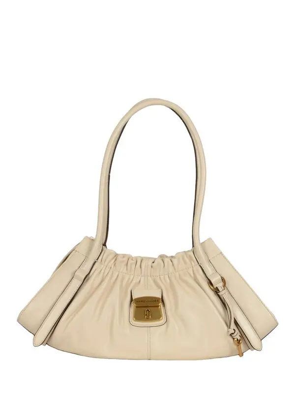 Marc Jacobs Cristina Leather Shoulder Bag - White