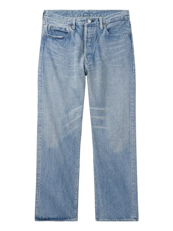 REMI RELIEF 1954 Straight-leg Cropped Jeans - Blue