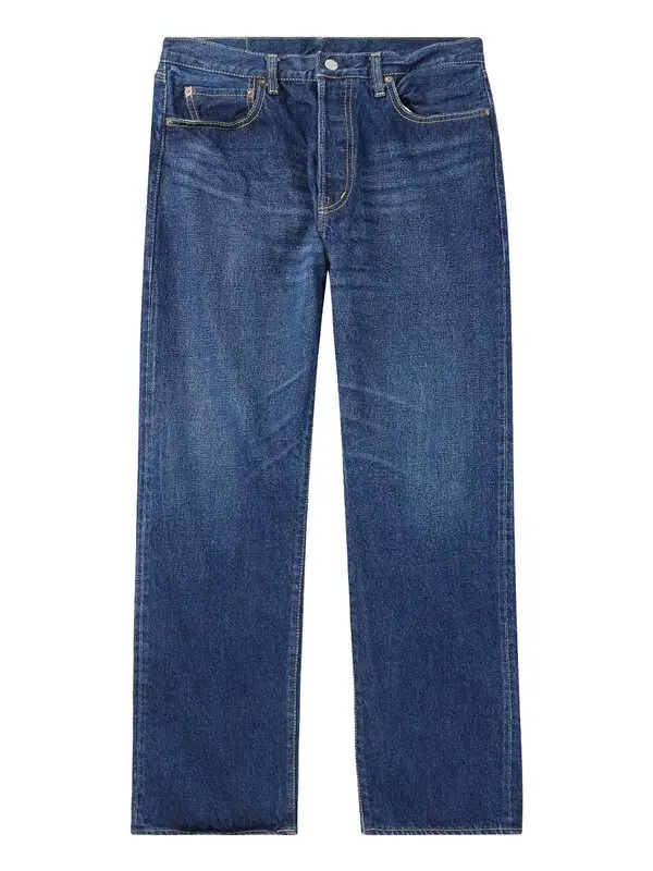 REMI RELIEF 1954 Straight-leg Cropped Jeans - Blue