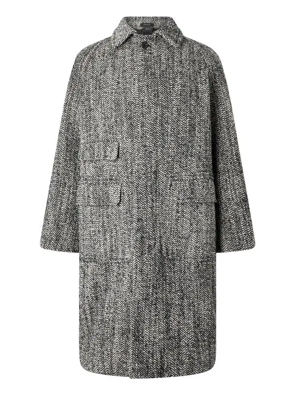DRAKE'S Wool-blend Coat - Gray