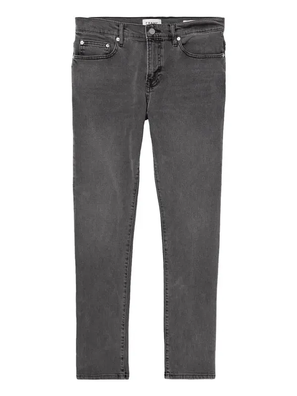 FRAME L'homme Slim-fit Denim Jeans - Gray