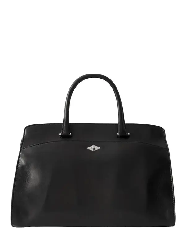 METIER Private Eye Leather Tote - Black