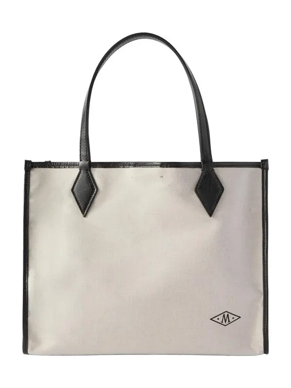 METIER Chameleon 34 Leather-trimmed Tote Bag - Neutrals