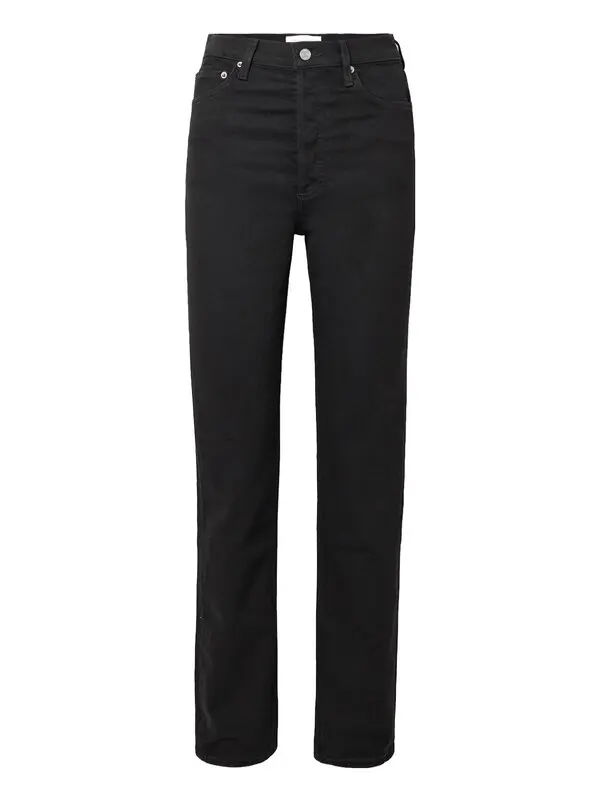 AGOLDE 90s Pinch Waist High-rise Straight-leg Jeans - Black