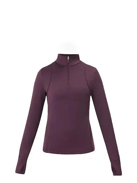 Sweaty Betty Therma Half-zip Midlayer Top - Neptune Purple