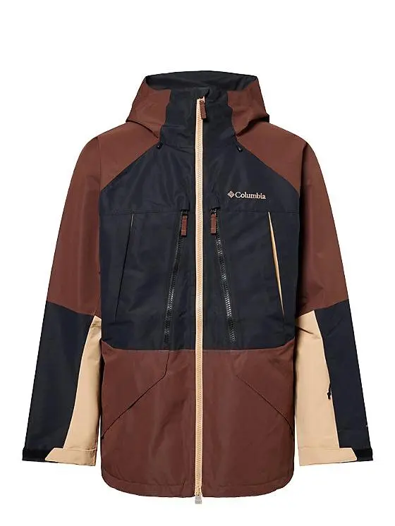 COLUMBIA SPORTWEAR Coreshot Hooded Shell Jacket - Tobacco Black Canoe